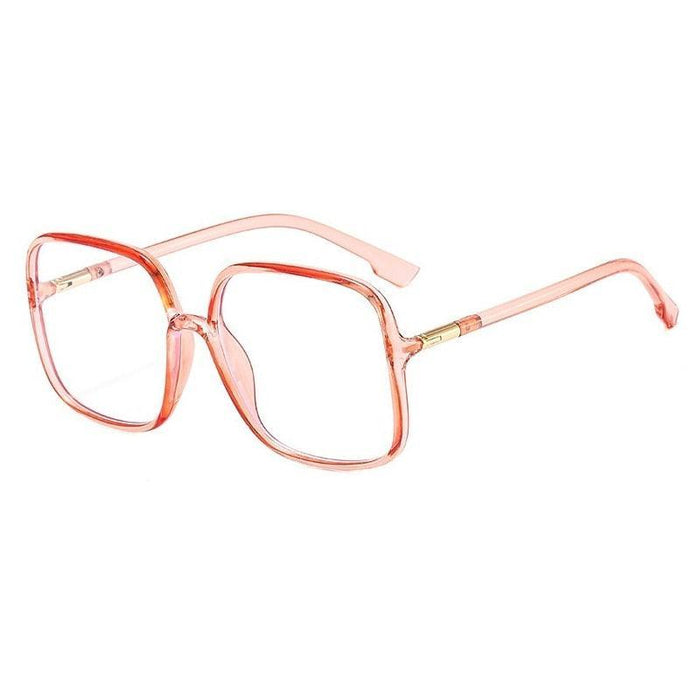 Square transparent frame glasses for women - Trendy collection with UV ...